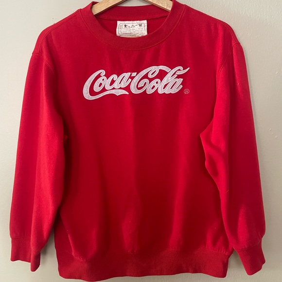 Coca Cola | Sweaters | Vintage Cocacola Sweater With Embroidered Logo ...